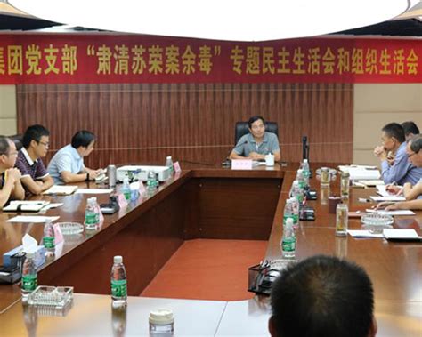 集团党支部召开专题民主生活会和组织生活会 赣州市南康区城市建设发展集团有限公司