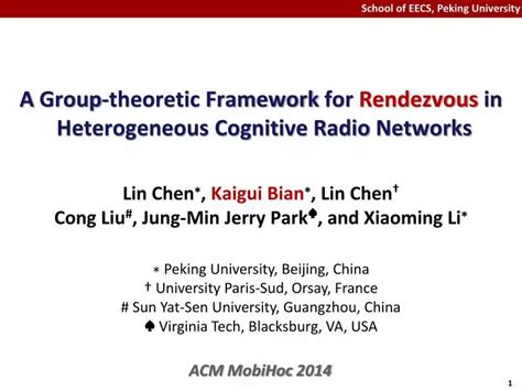 ppt a group theoretic framework for rendezvous in heterogeneous
