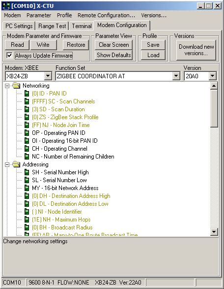 Xbee For Theatre Networking Protocols And Devices Arduino Forum
