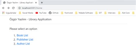 Github Isakulaksiz Library Library App Based On Spring Boot