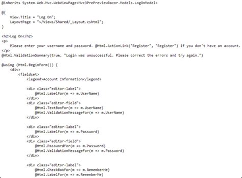 Gunnar Peipman S ASP NET Blog ASP NET MVC Introducing Razor View Engine