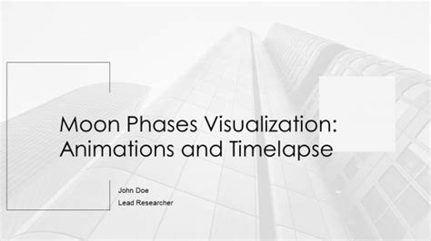 Moon Phases Visualization Animations And Timelapse Ppt Sample At