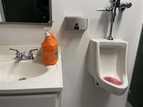 Too High Urinal Too Close To Sink R Urinaldesign
