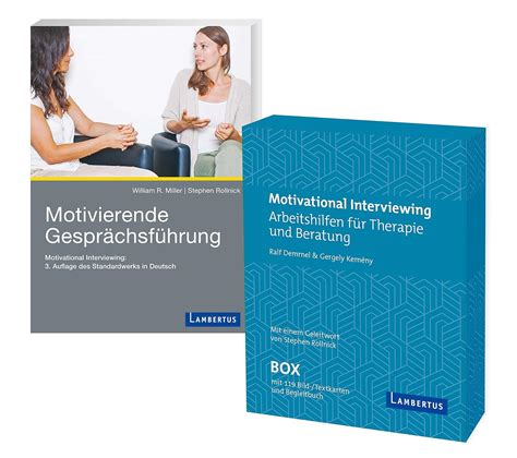 Motivierende Gesprächsführung Set mit Buch und Arbeitshilfenkarten