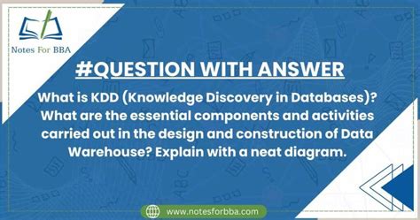 What Is Kdd Knowledge Discovery In Databases What Are