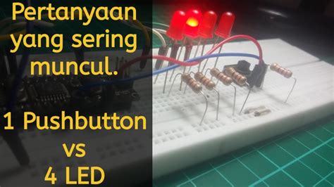 Belajar 50 Pemrograman Arduino Mengontrol Banyak Led Dengan 1
