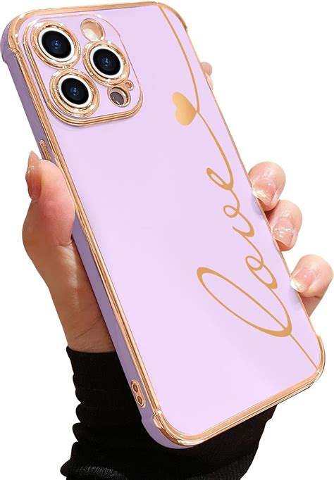 Lapopnut For Iphone 13 Pro Max Case Cute Love Heart Design