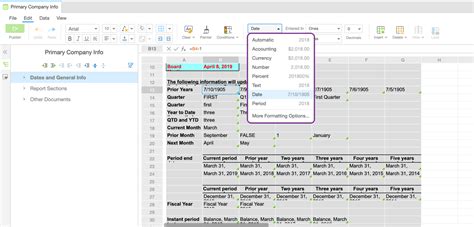 Format Values And Numbers Support Center