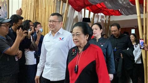 Hary Tanoe Dan Rombongan Perindo Temui Megawati Di Markas PDIP Bahas Capres 2024