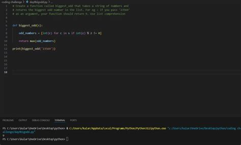 Devika O K On Linkedin Biggestodd Coding Python Functions