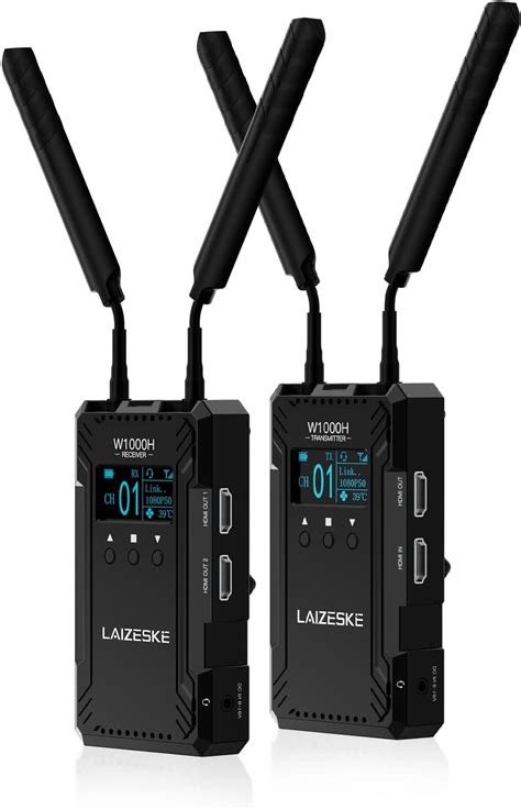 LAIZESKE W1000H Wireless Transmitter Receiver HDMI Video Transmission ...