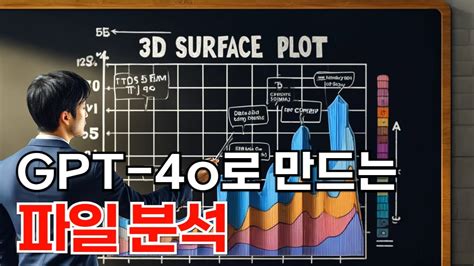 챗gpt 신기능 구글 드라이브 연결 및 Gpt 4o로 파일 분석과 인터랙티브 그래프 그리기 Youtube