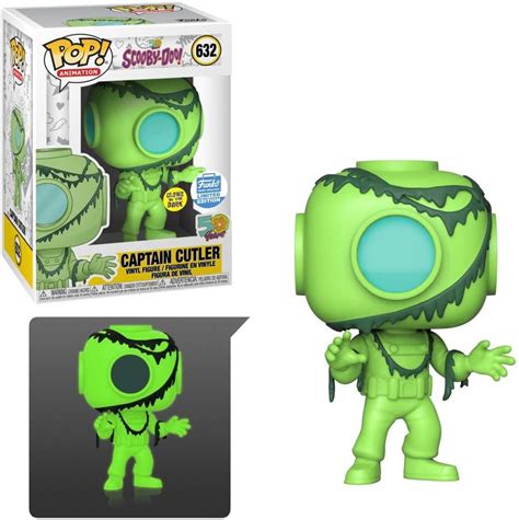 Scooby Doo Captain Cutler Funko Shop Gitd Funko Pop Vinyl Figure