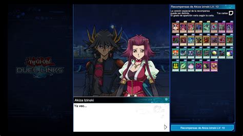 Yu Gi Oh Duel Links Akiza Izinski Parte 1 Youtube