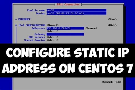 Cách Thiết Lập địa Chỉ Ip Tĩnh Trên Centos 7 Hướng Dẫn Chi Tiết được