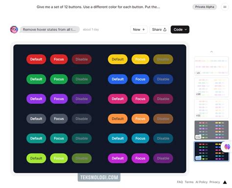 V0 Dev AI Generator Untuk Desain UI UX Komponen Website Tanpa Coding