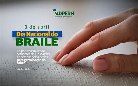 Dia Nacional Do Braile 8 De Abril Adpern