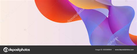Abstract Wave Curve Lines Banner Background Design Vector Illustration Modern Stock Vector By