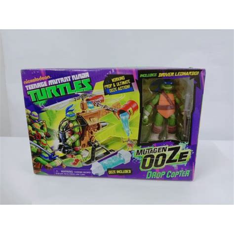 Teenage Mutant Ninja Turtles Tmnt Drop Copter And Leonardo Shopee