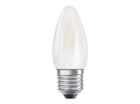 Osram Led Superstar Led Glödlampa Form B40 Glaserad Finish E27 4 8 W Motsvarande 40