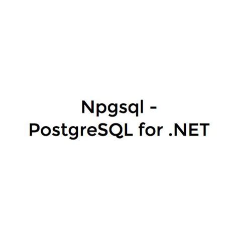 Npgsql Full With Efcore And Internals