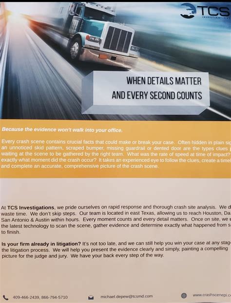 Michael R Depew Investigator Wreck Reconstructionforensics