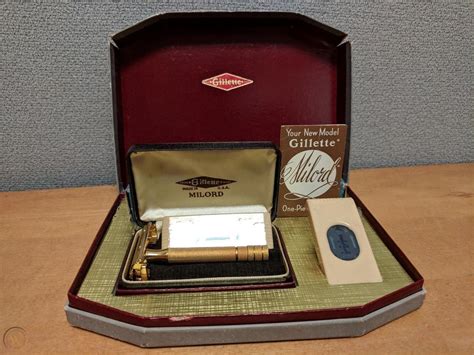 1940s Gillette Milord Safety Razor T Set 1947556222