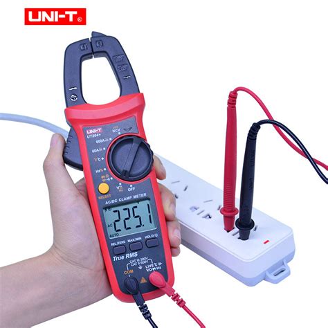 디지털 클램프 미터 Uni T Ut203 Ut204 T Rms 멀티 미터 Ac Dc 전압 전류 테스터 저항 주파수