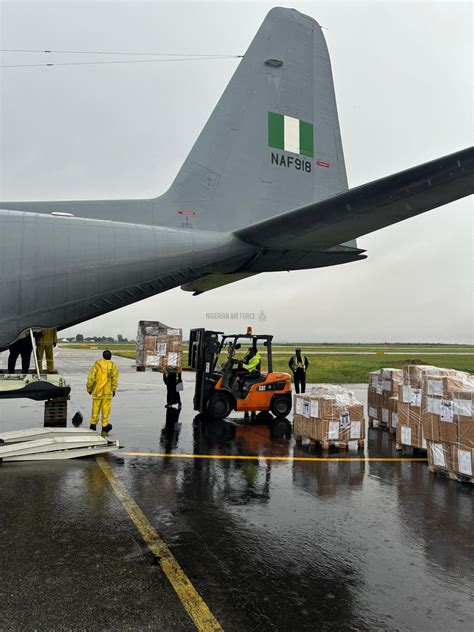 Nigerian Air Force Naf Commences Airlift Of Inec Materials For Edo