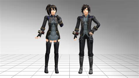 Mmd Hiro And Reika Dl By Crossmmd On Deviantart