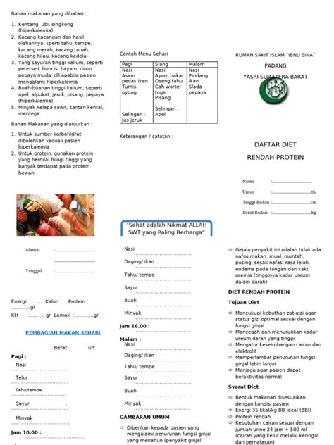 Leaflet Rendah Protein Pdf