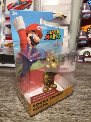 Nintendo Super Mario Koopa Troopa Exclusive Gold Trophy Jakks 2020 New 4582975830
