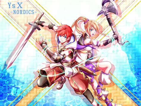 Adol Christin And Karja Balta Ys And More Drawn By Xiacheng Tatsuya Danbooru
