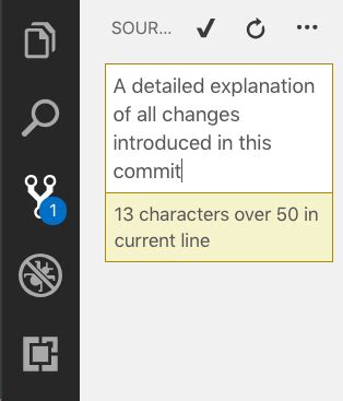 Commit Length Warning Hides Changed Files Issue Microsoft Vscode GitHub