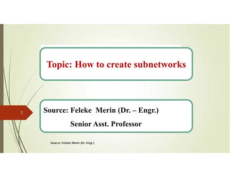 ip address subnetting pdf