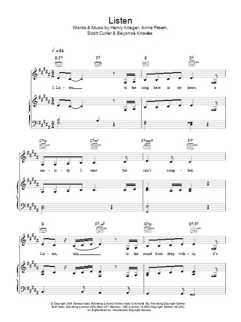 Beyonce Dreamgirls Listen