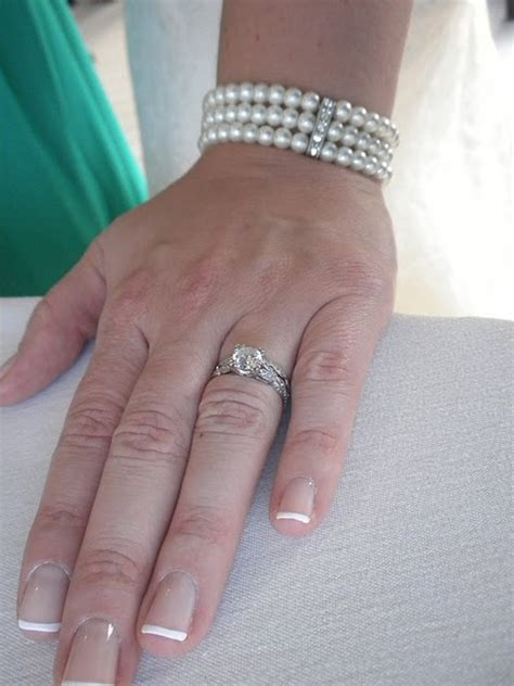 Round Brilliant Engagement Ring With Vintage Setting Ringspotters