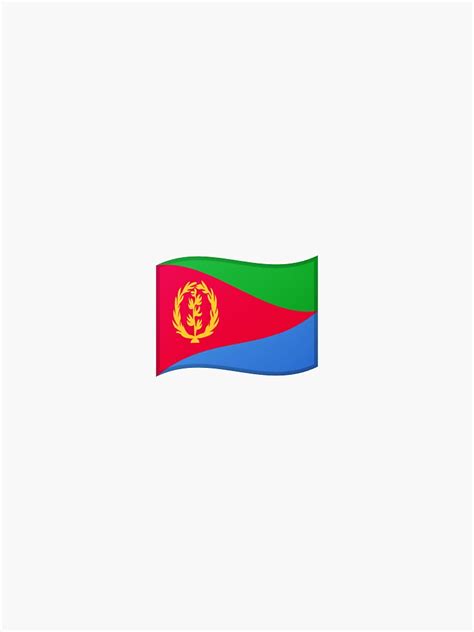 Emoji Flag Eritrea Sticker For Sale By Stickypegatinas Redbubble