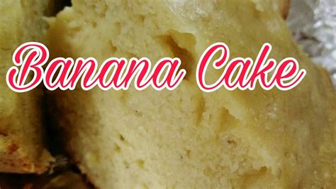How To Make Banana Cake Without Oven Youtube