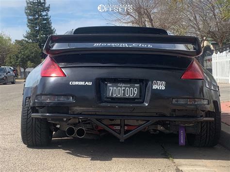 Nissan 350Z Rear Bumper Bash Bar W Integrated Jack Point BattleAero