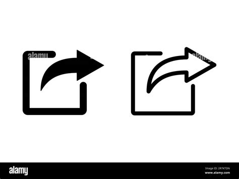 Share Icon Set Sharing Vector Icon Stock Vector Image And Art Alamy