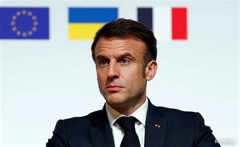 Macron Says Sending Troops To Ukraine Cant Be Ruled Out