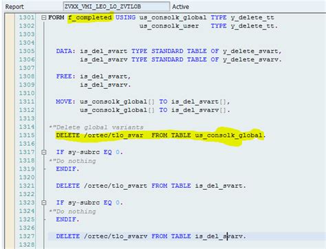 Individual Deletion In A Loop Vs Mass Deletion After Loop Sap