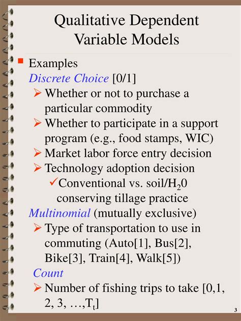 Ppt Qualitative Response Models Powerpoint Presentation Free Download Id 5808514
