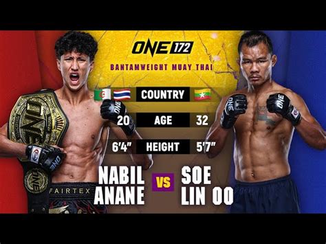 Nabil Anane One 172 Watch Nabil Anane Is A Pure Sniper In Complete Domination Of Burmese