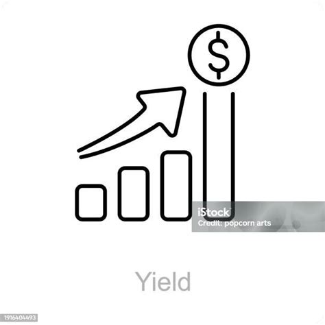 Yield And Stock Icon Concept Stock Illustration Download Image Now Concepts Concepts