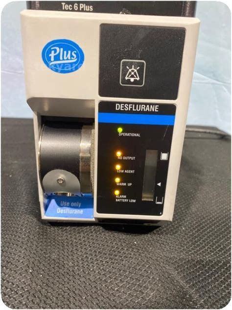 Used Datex Ohmeda Tec 6 Plus Desflurane Anesthesia Vaporizer For Sale