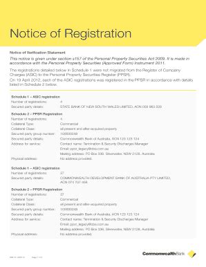 Fillable Online Notice Of Verification Statement Fax Email Print PdfFiller