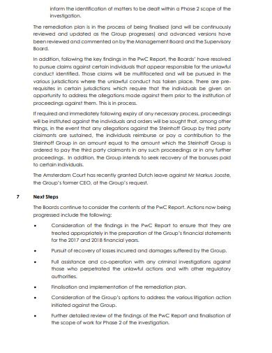 6 Audit Remediation Plan Templates In Pdf