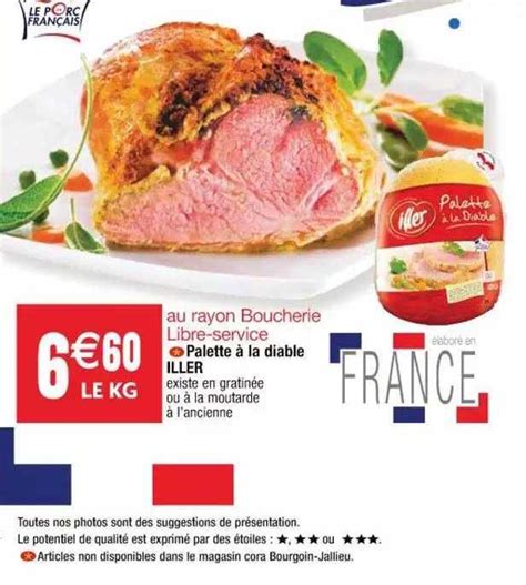 Promo Palette à La Diable Iller chez Cora